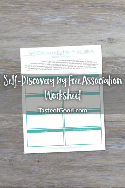 Self-Discovery Worksheet - Free Printable Worksheet